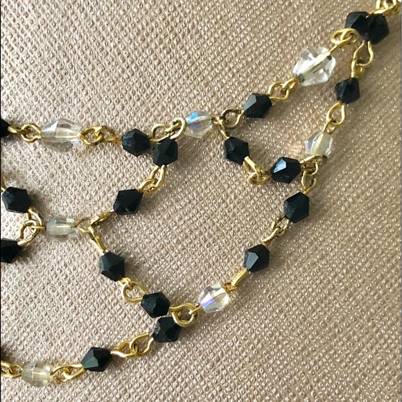 Jewelry | Fabulous Net Style Black Gold Necklace | Poshmark